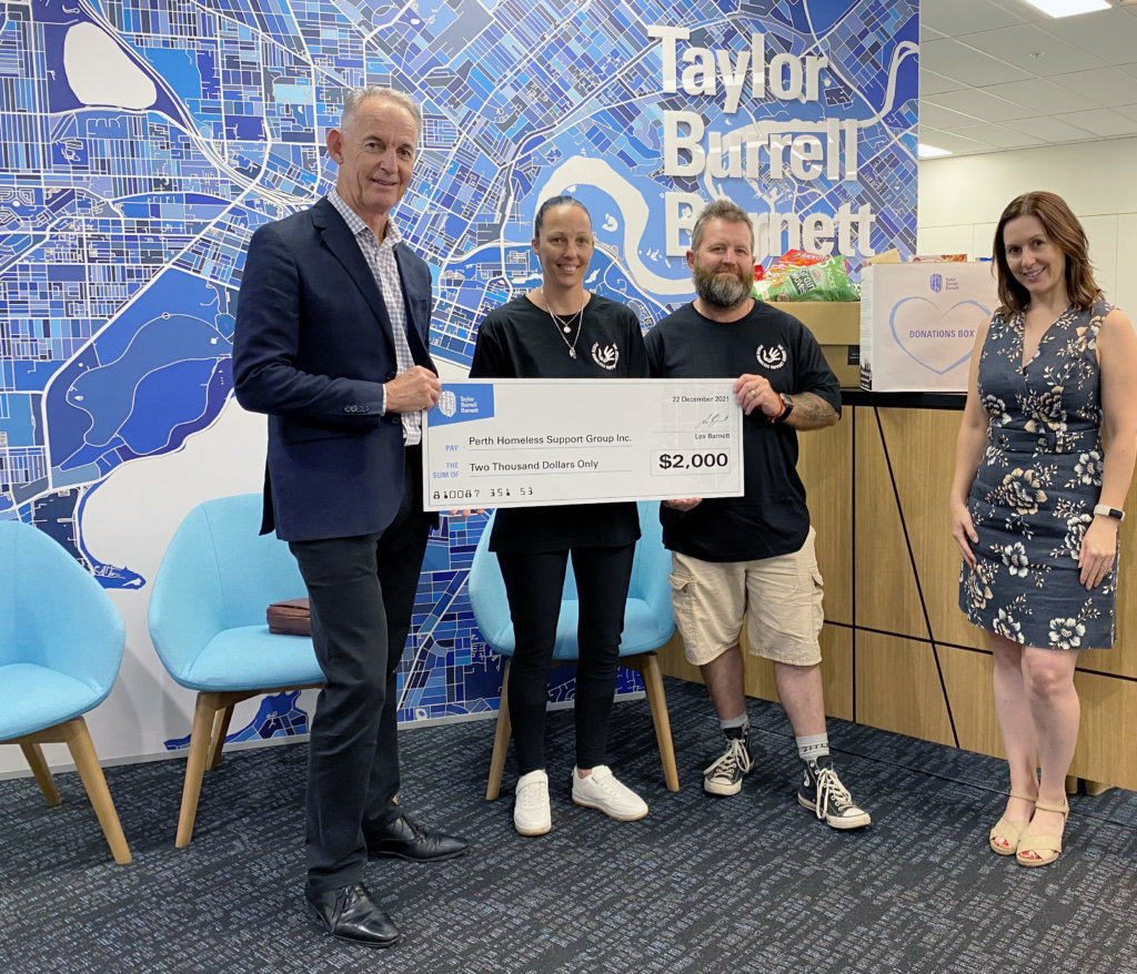 Supporting Perth Homeless this Christmas - TBB Planning